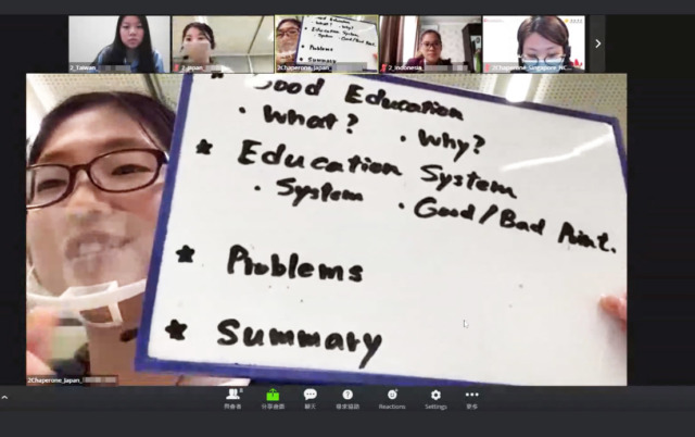 明道中學代表台灣參與APYLC亞太青年領袖會議