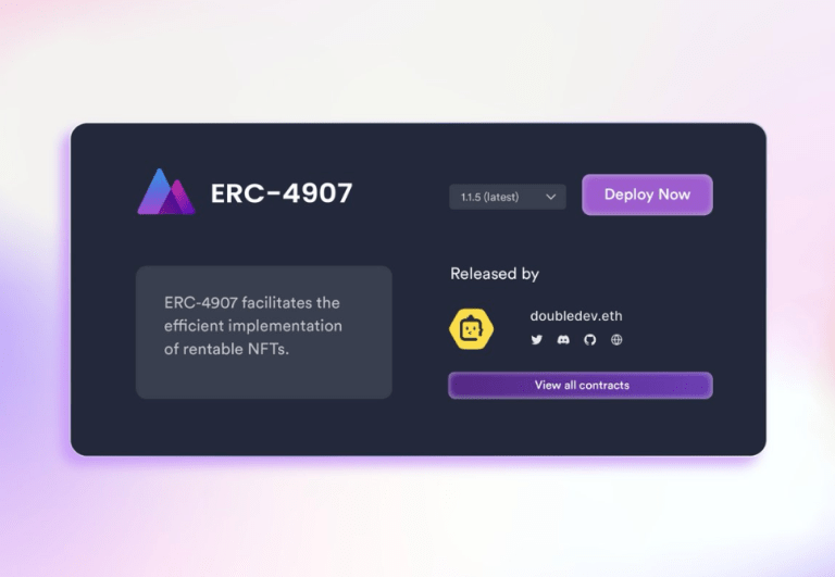 分別所有權與使用權！Web3軟體開發公司Thirdweb整合可租賃NFT標準ERC-4907