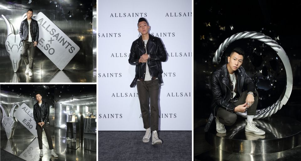 英倫潮流之夜 ALLSAINTS x E.SO聯名 品牌大使瘦子E.SO大秀設計作品
