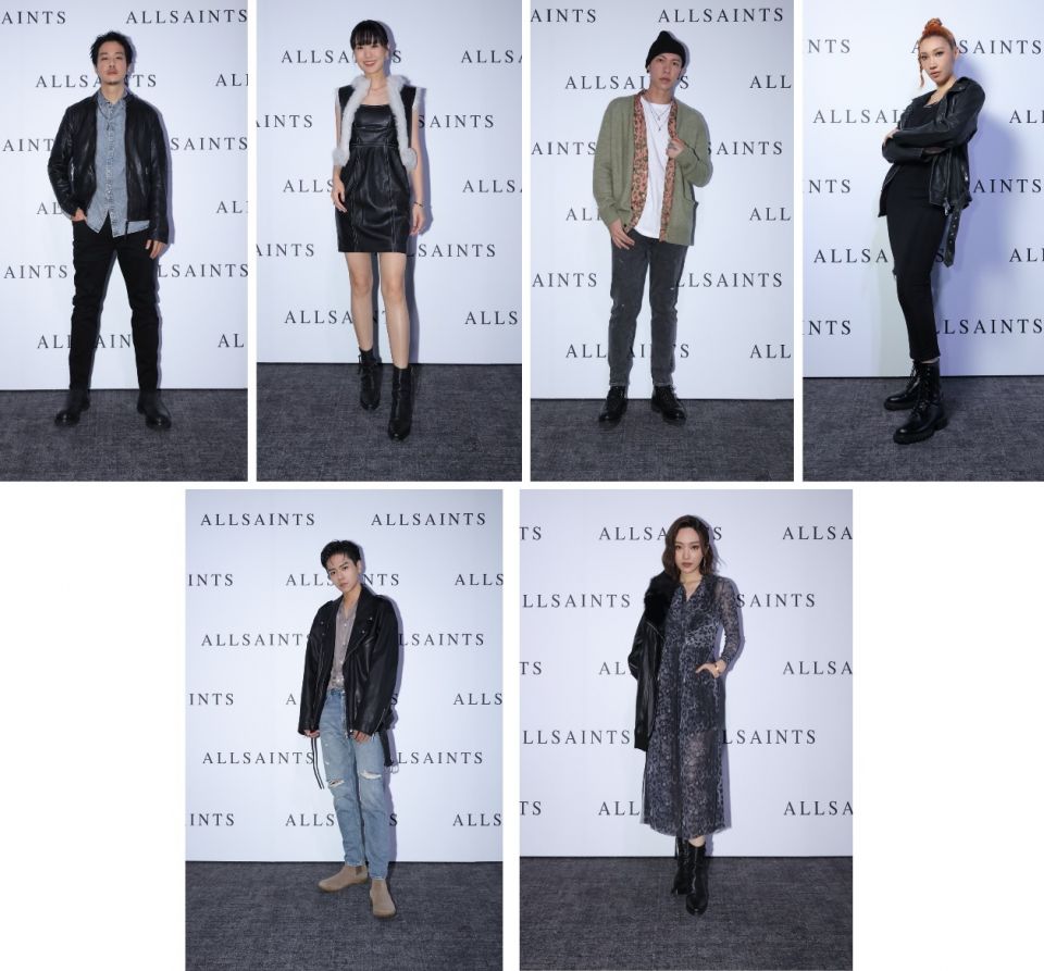 英倫潮流之夜 ALLSAINTS x E.SO聯名 品牌大使瘦子E.SO大秀設計作品