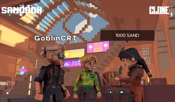 CloneX進入The Sandbox元宇宙，兩萬個NFT專屬體素角色