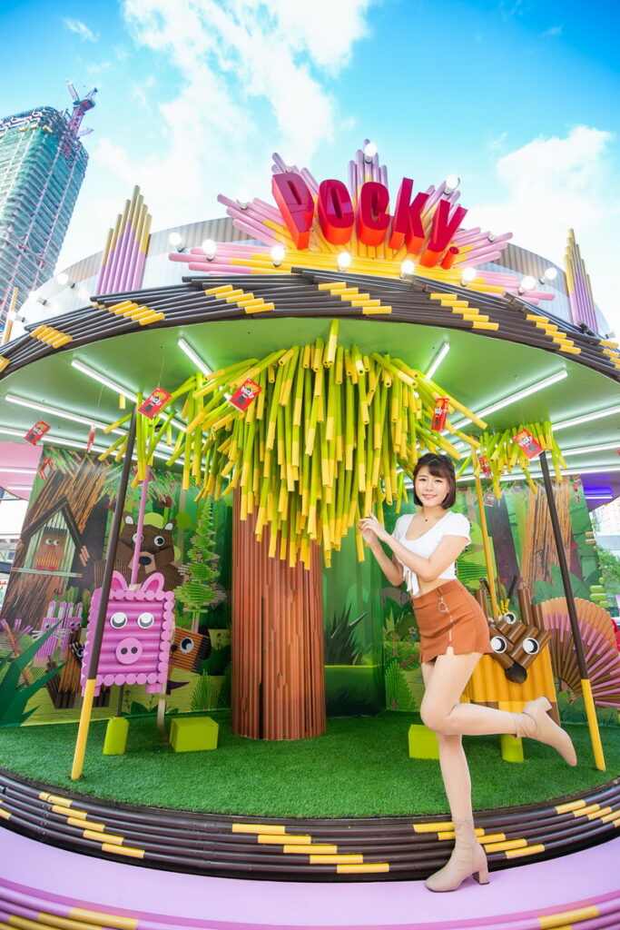 歡慶1111 Pocky Day 格力高台灣與國民女神泱泱 放送1111盒Pocky分享快樂只有10天快閃信義區！