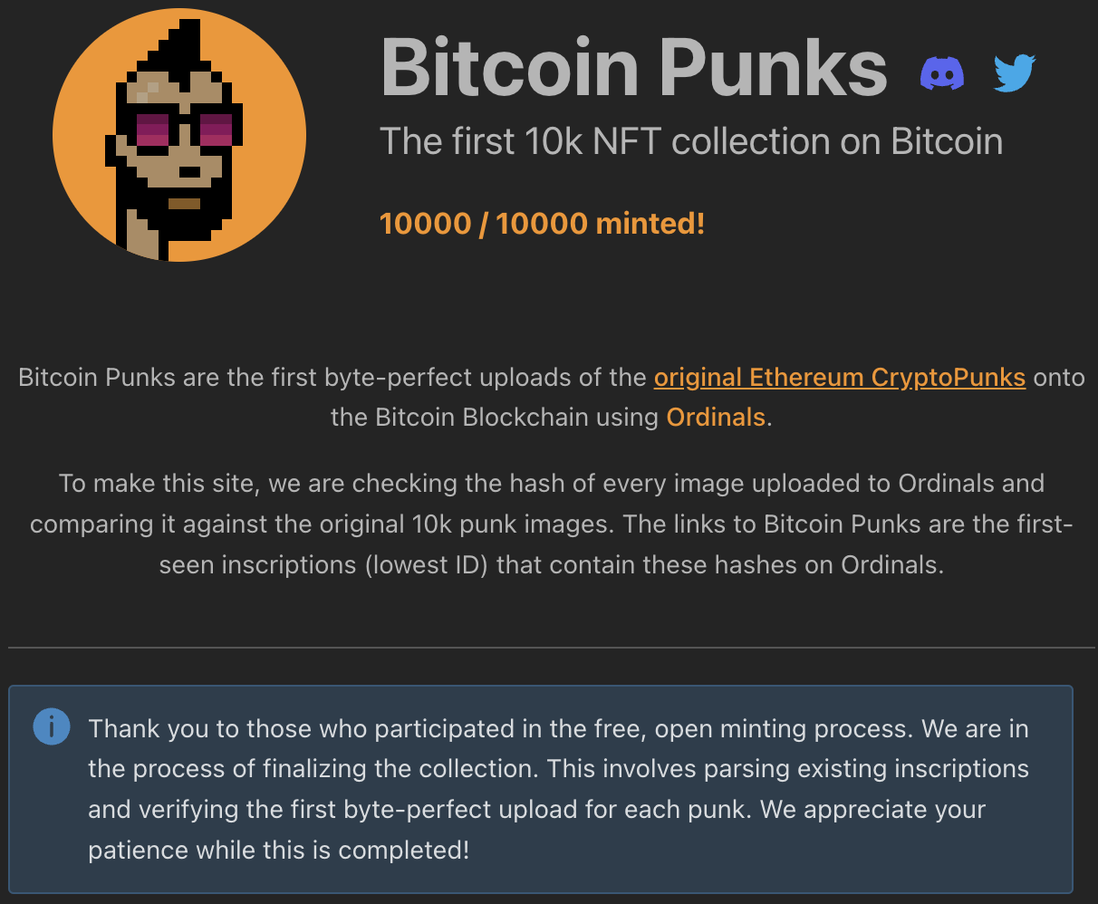 Bitcoin Punks 上漲百倍？詳解比特幣網絡 NFT 項目和基建現狀