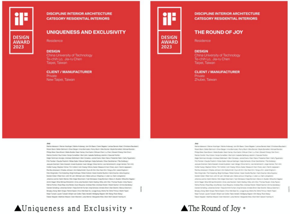 2023年德國iF設計獎 中國科大室內設計系碩士生羅德智、陳佳儒勇奪殊榮