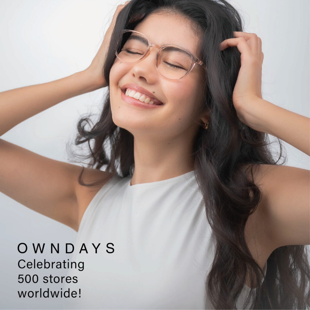 OWNDAYS跨越全球擴大布局 全球達500門市里程碑！推出日製500家門市紀念限定鏡框歡慶回饋