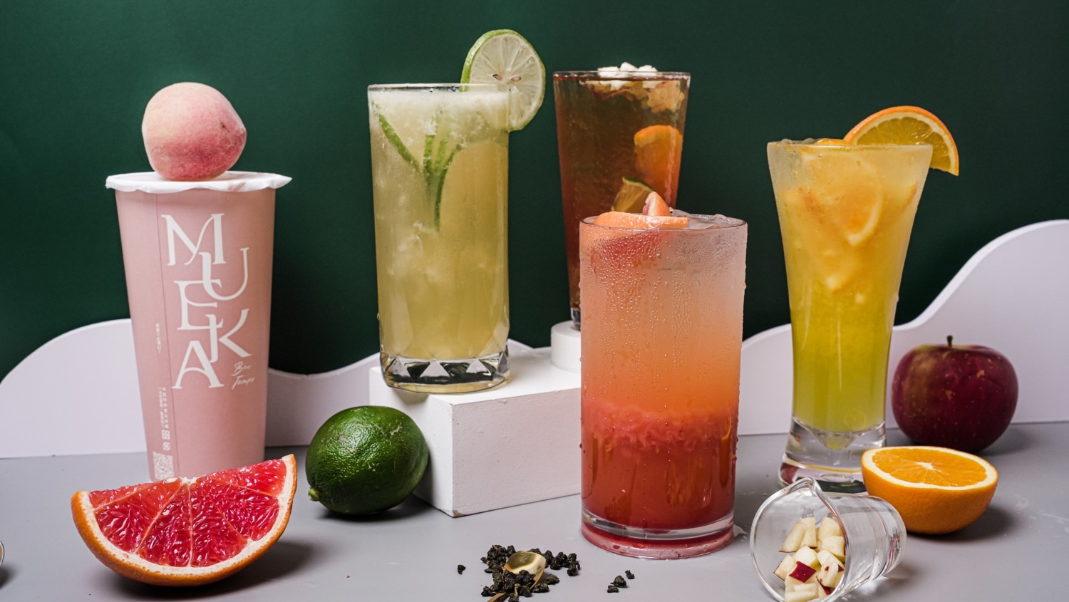 浪漫法式飲品「慕咔Mueka」譜出巴黎新果感 5款夏季水果茶限時優惠39元！