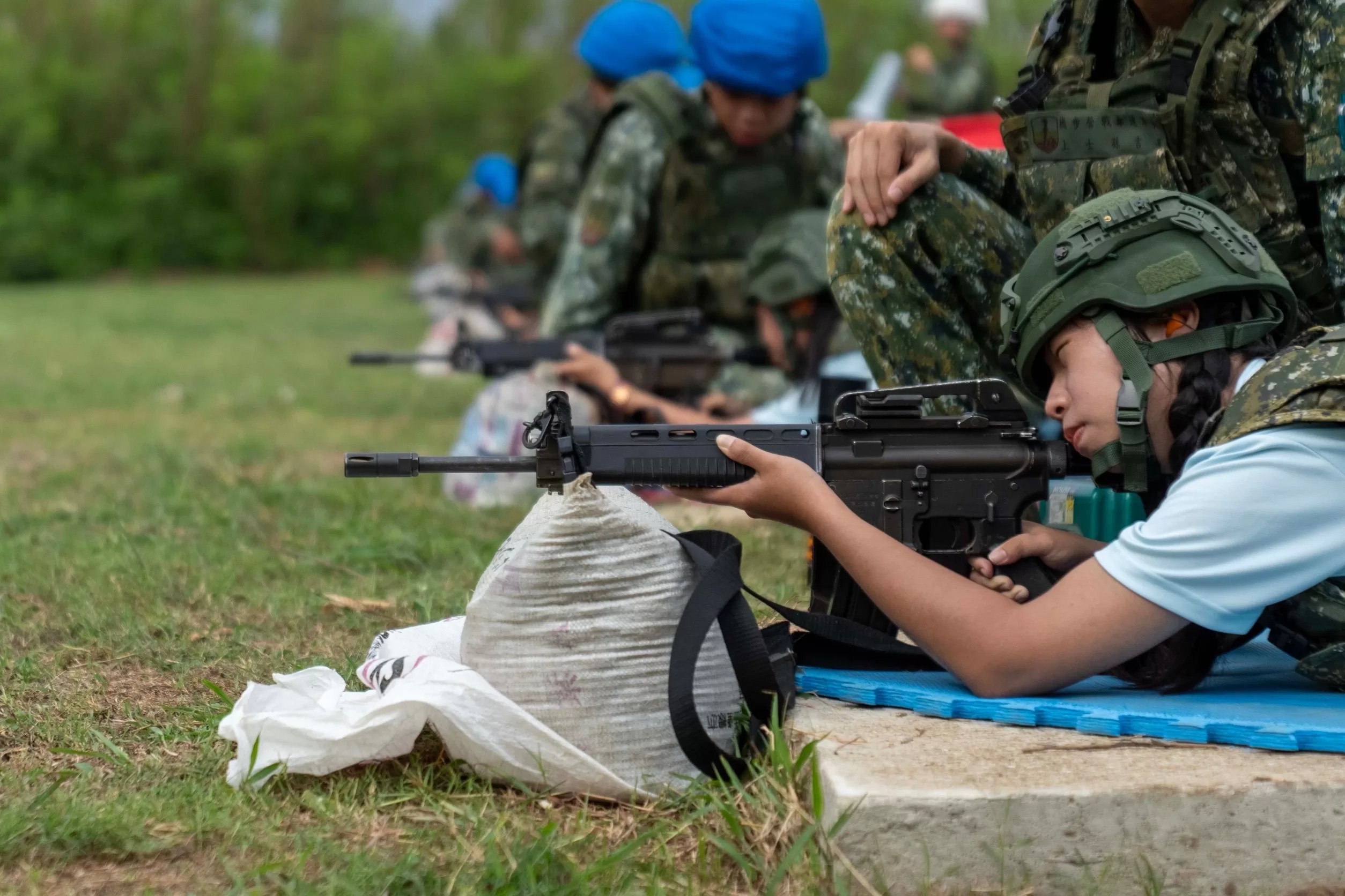 澎防部暑期戰鬥營 T91步槍實彈射擊技巧