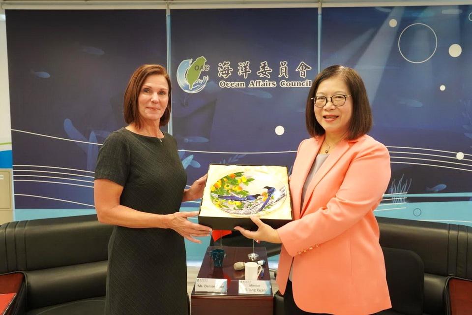 胡佛研究所拜會海委會 管碧玲盼持續深化台美海洋事務合作