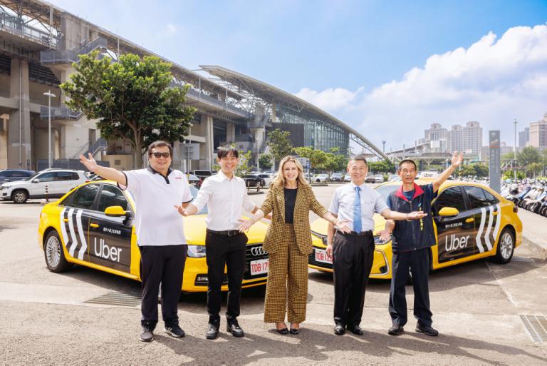 Uber 攜手新進大車隊、紅帥衛星車隊合作 推出優步小黃提供大新竹通勤族安心乘車體驗