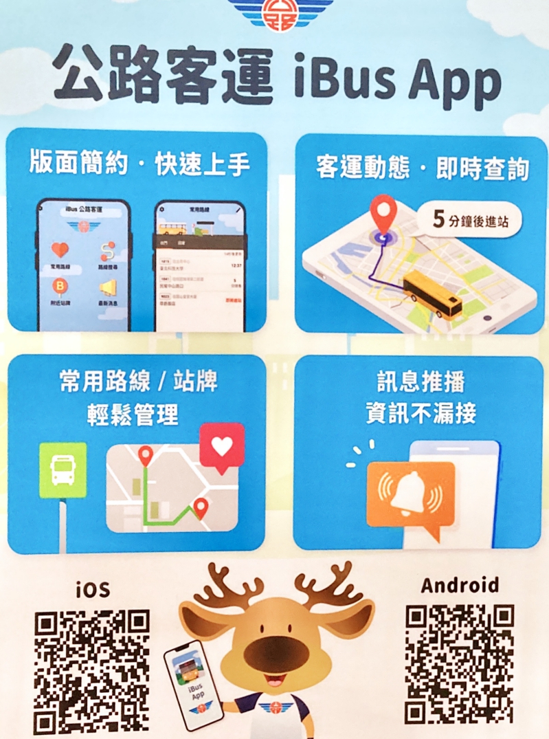 春節連假大眾運輸疏運 新竹區監理所籲民眾多利用大眾運輸及iBus App查詢資訊