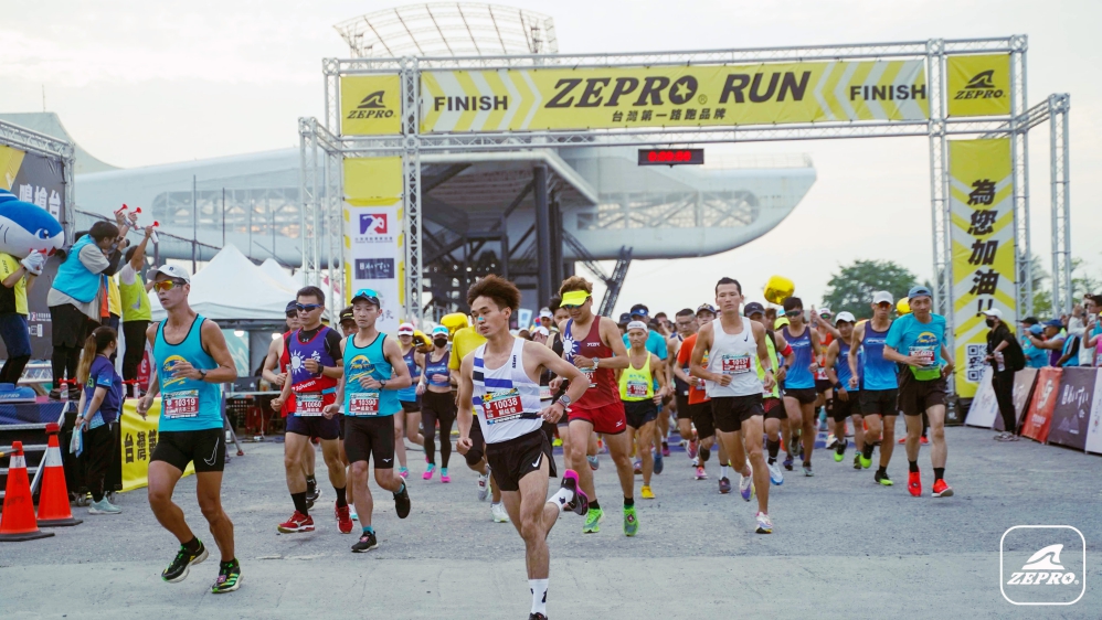 感受大自然獨有潟湖景致 2024 ZEPRO RUN全國半程馬拉松屏東大鵬灣3000名跑友開跑