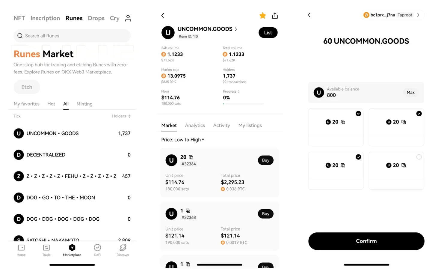 OKX Web3 錢包 Runes 市場正式開放！手把手教你如何買賣、鑄造符文