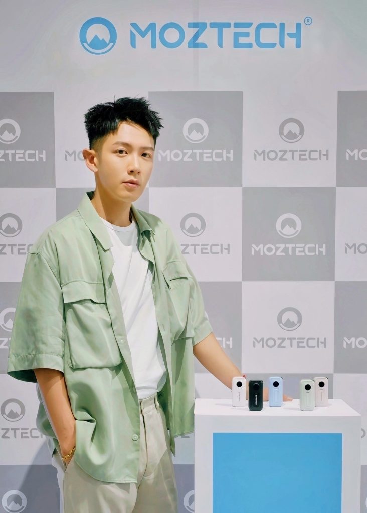 柯震東接下代言人，出席MOZTECH墨子科技太空艙新色發佈會