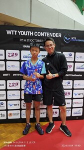 WTT 澳洲青少年桌球挑戰賽 台灣小將羅允呈U13 U15雙料冠軍