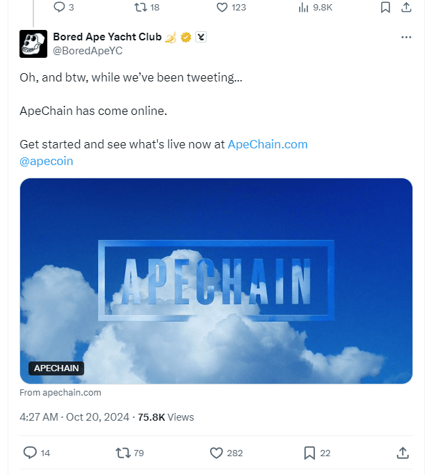 Apechain 上線大戲：MEME 、拉盤、自動收益，「行銷戰術」堪稱一絕