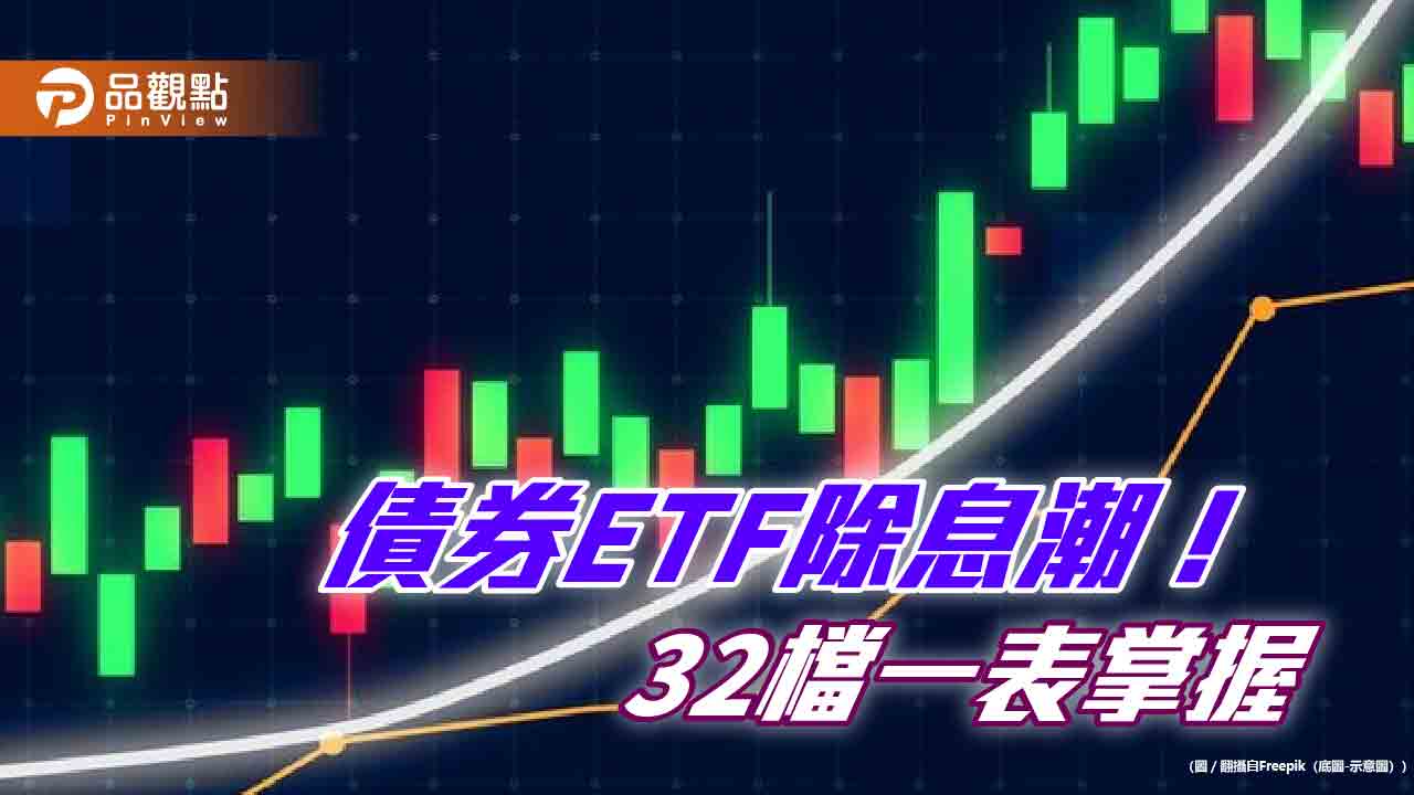 32檔債券ETF除息召集令！這3檔非投等債年化配息率逾8％ 一表掌握