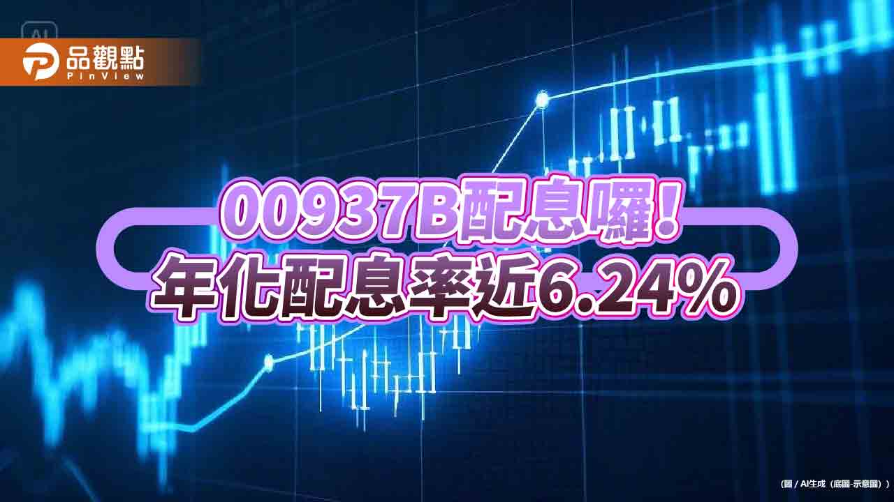 00937B配息出爐！連7次配息0.082元 想領息最晚這天買