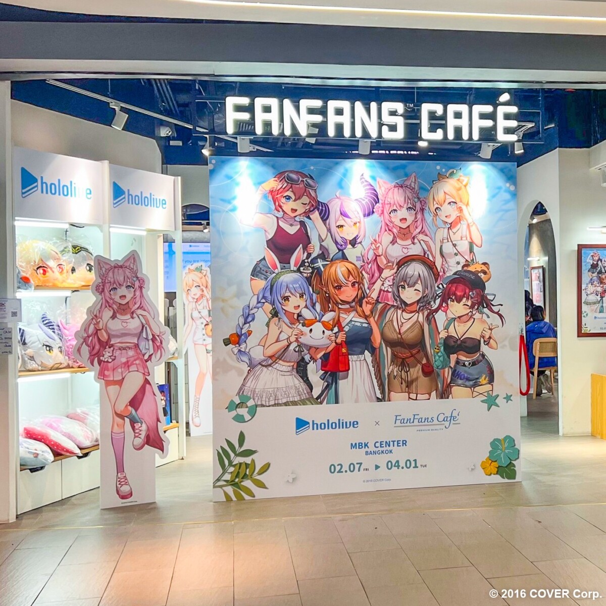 「hololive X FanFans Cafe Thailand」快閃登陸泰國！限定周邊台灣同步販售