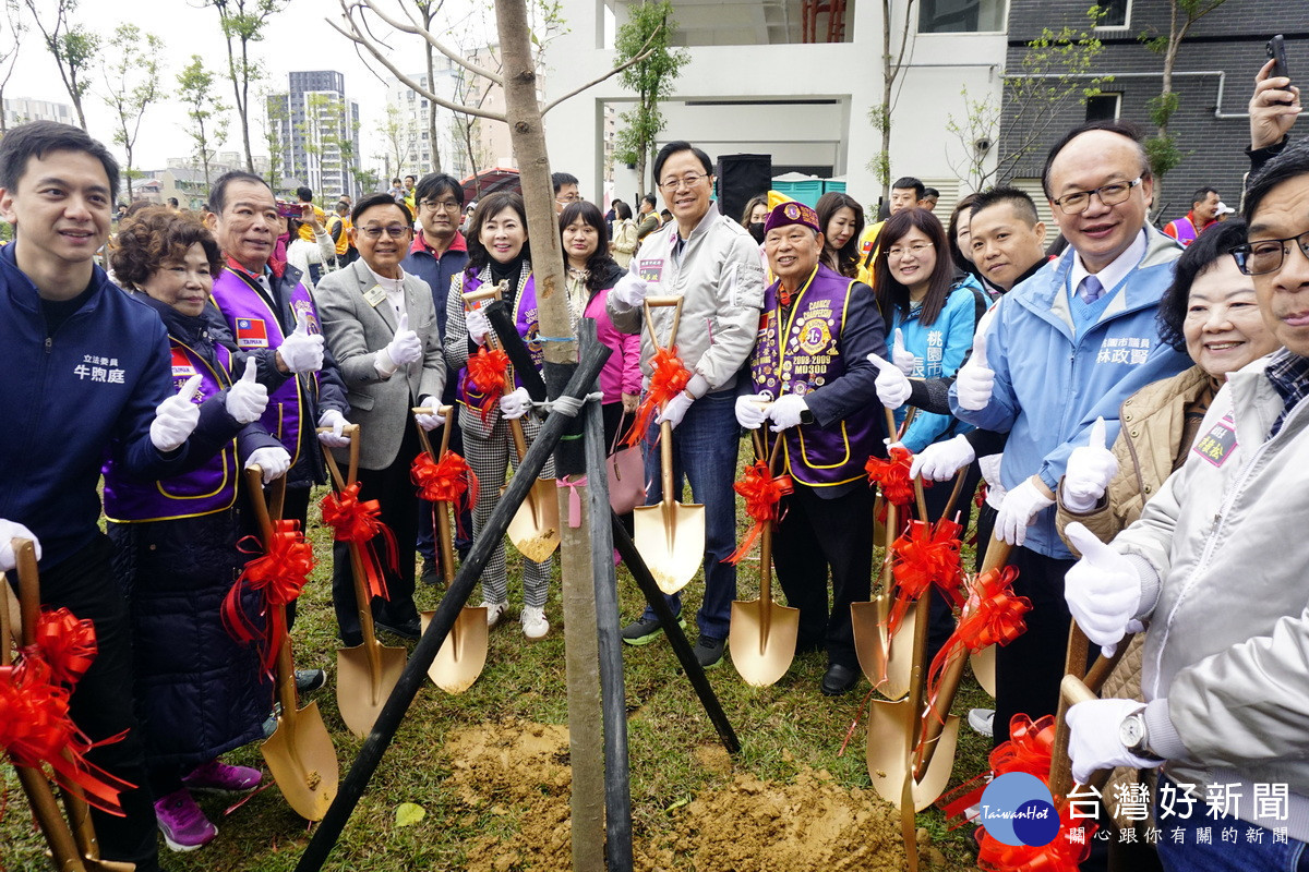 國際獅子會300B3區環保植樹 張善政：持續攜手民間團體建構美麗城市