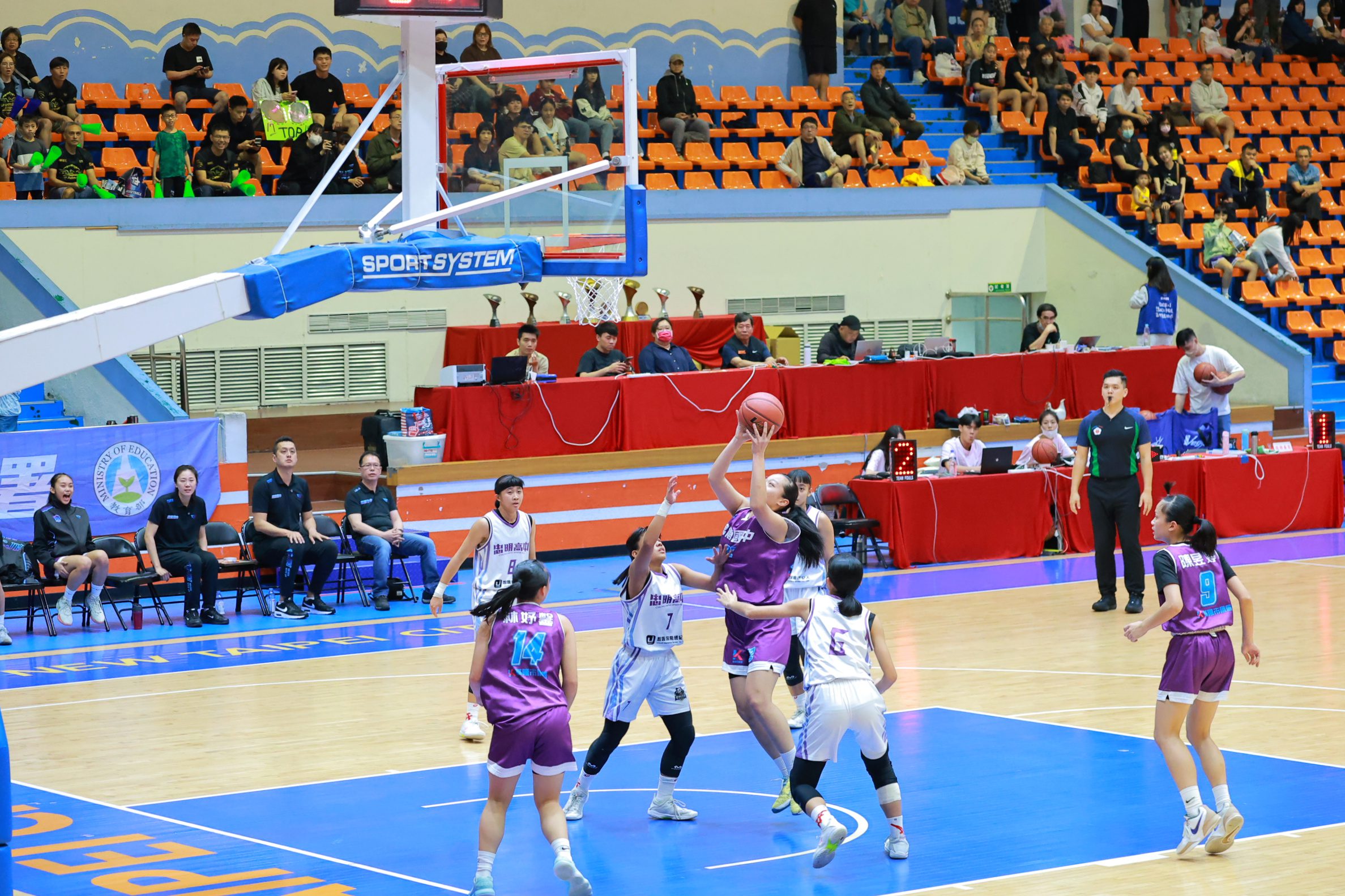 基隆銘傳國中女籃勇奪JHBL乙級冠軍 締造歷史性首冠