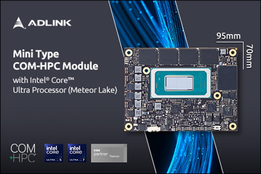 凌華科技發表掌心級COM-HPC 模組，效能與空間完美兼顧