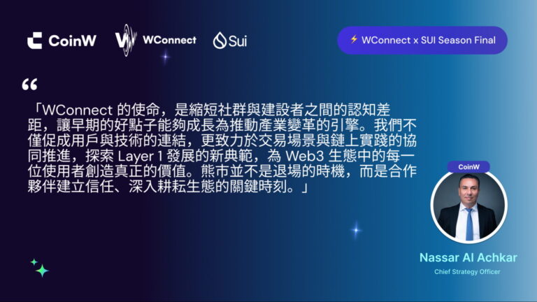 CoinW「WConnect x Sui Season」論壇完美落幕，共謀生態增長新路徑