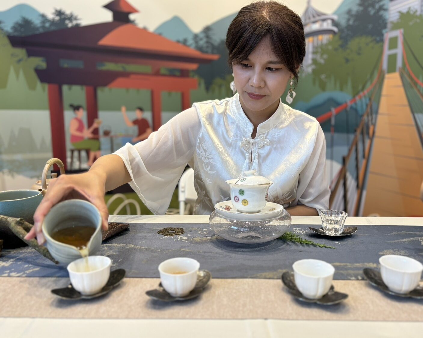 2025TTE台北國際觀光博覽會 參山處茶席招待 送喔熊公仔