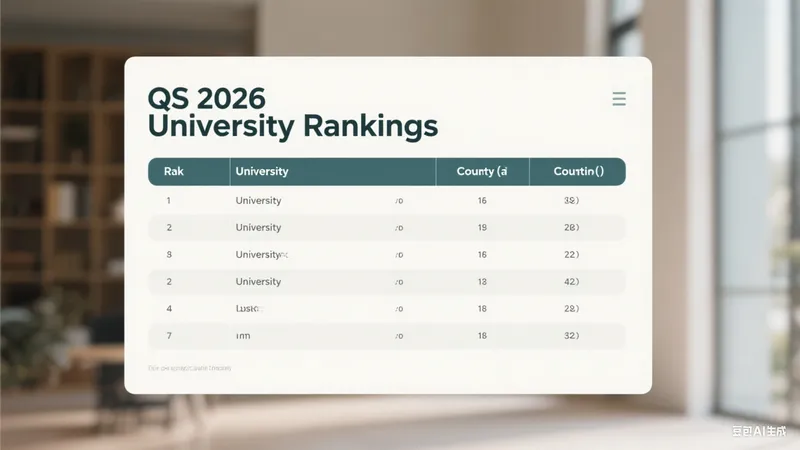QS 2026世界大學排名出爐，台灣高教「喜」中帶「憂」