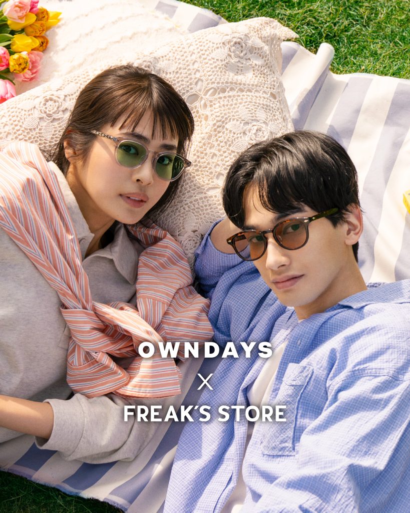 潮人夏日必備！OWNDAYS × FREAK’S STORE聯名太陽眼鏡第二彈登場