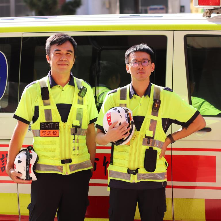 竹市消防與家屬合力成功守護生命 老嫗噎食OHCA獲救