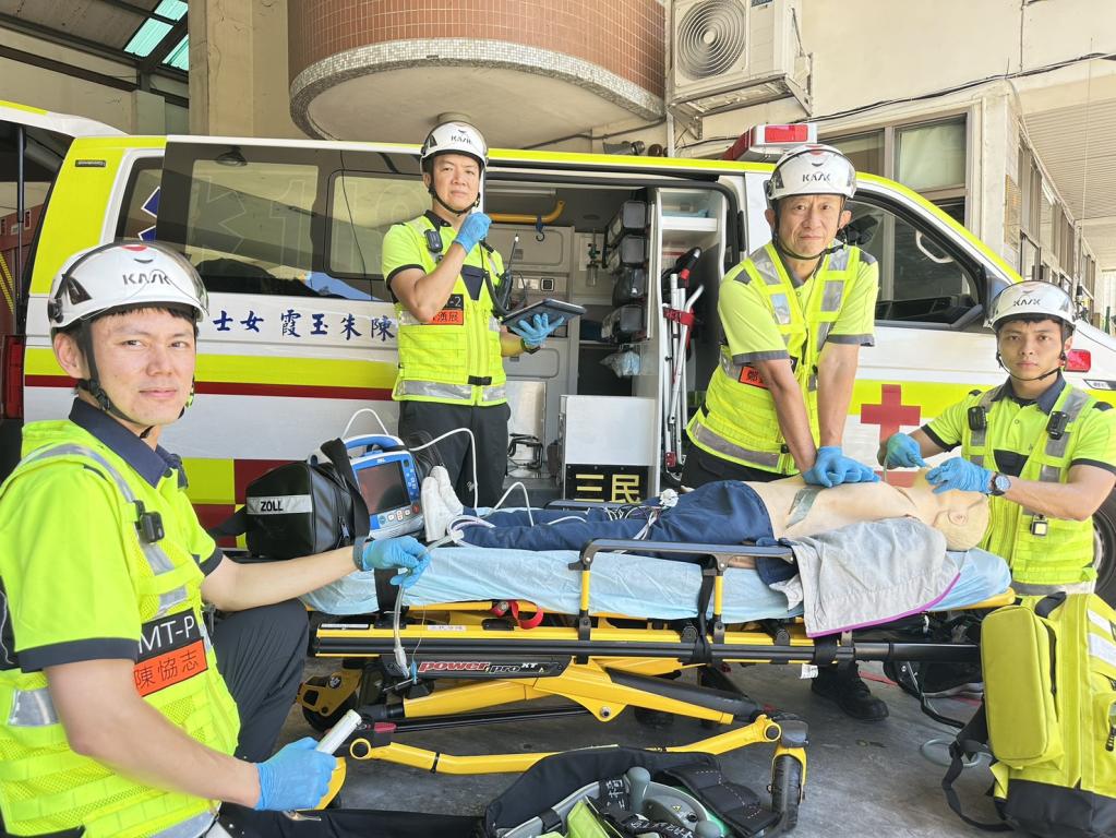 竹市消防與家屬合力成功守護生命 老嫗噎食OHCA獲救