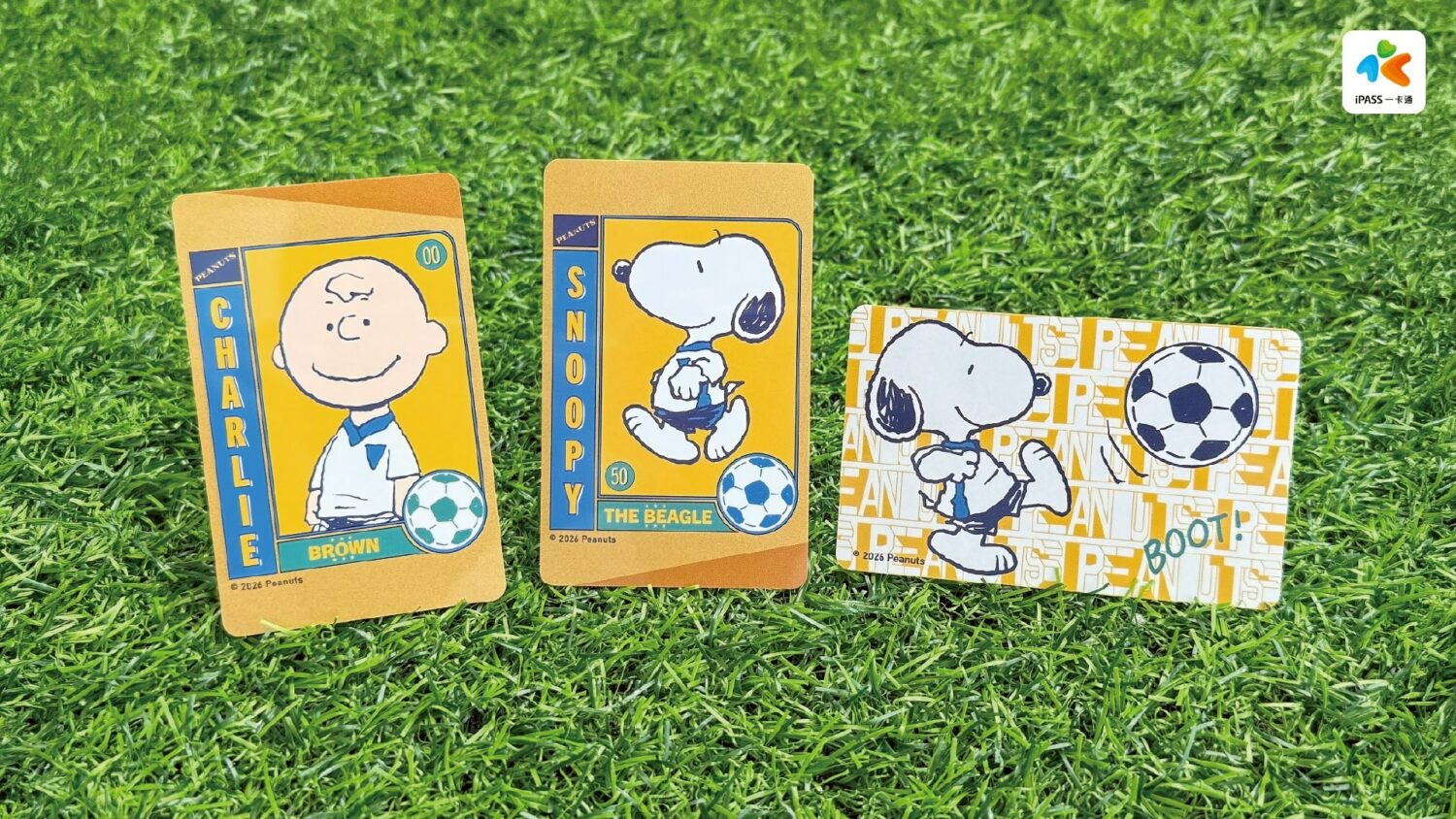 GOAL！史努比陪你瘋世足 一卡通「SNOOPY踢足球」立體配件卡 6/10 超萌開賣！